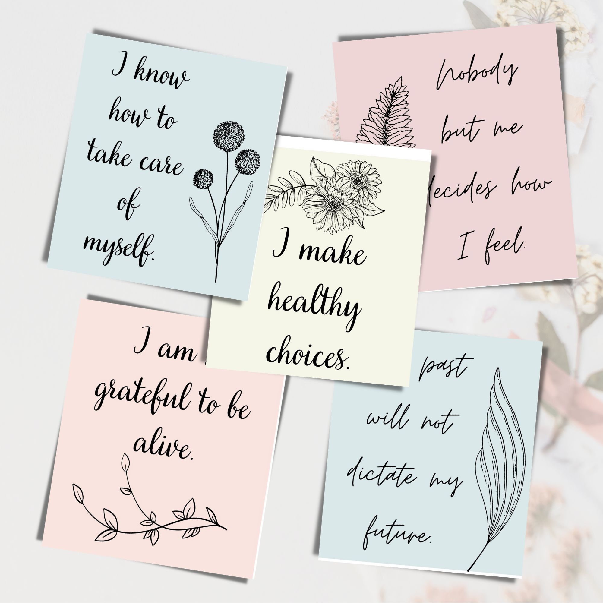 90 Positive Affirmation Cards for Daily Motivation and Personal Growth ...
