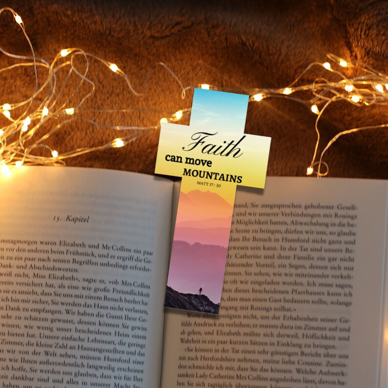 Printable Bible Verses Cross Bookmarks Digital Bookmark Template ...