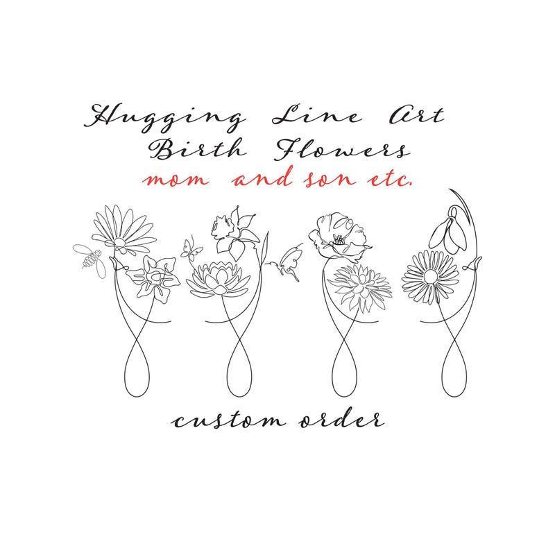Peony Name Tattoo - Etsy
