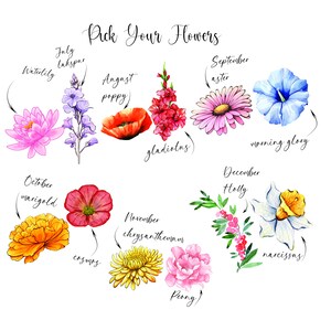 Custom Name Design, Tattoo Design Custom, Birth Flower Tattoo, Tattoo ...