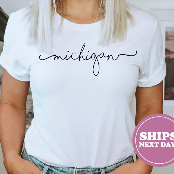 Michigan T Shirt - Etsy