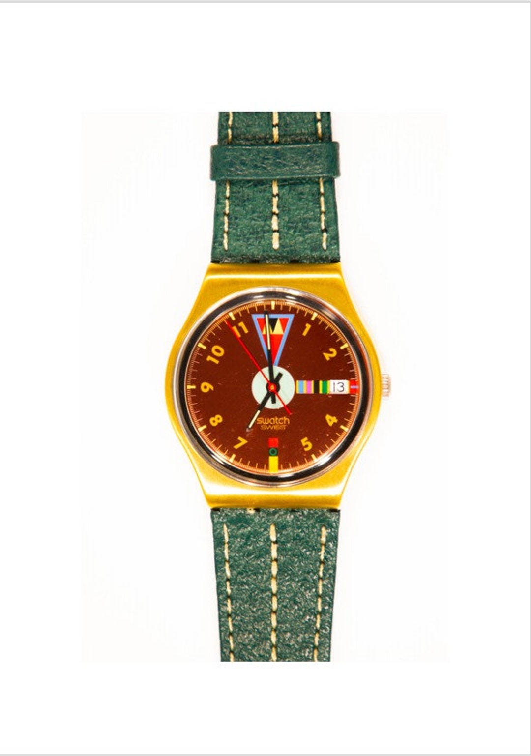 NEW: 1989 Vintage Swatch boca Verde, GX402, Unworn, Rare, in Swatch Box ...