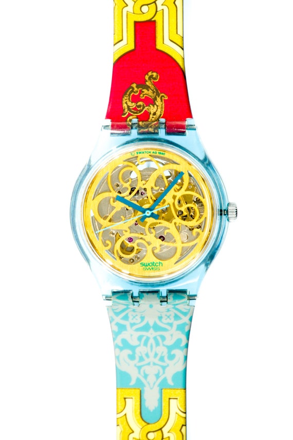 1990 Vintage Swatch Automatic Conversion "STUCCHI", u… - Gem