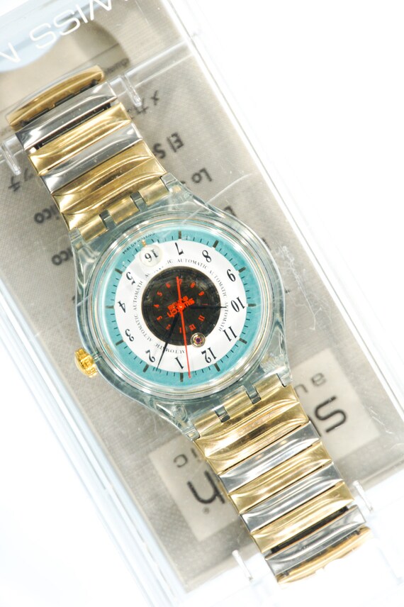 1995 Vintage Swatch Automatic (SAG401A) "MIDSOMMAR SO… - Gem