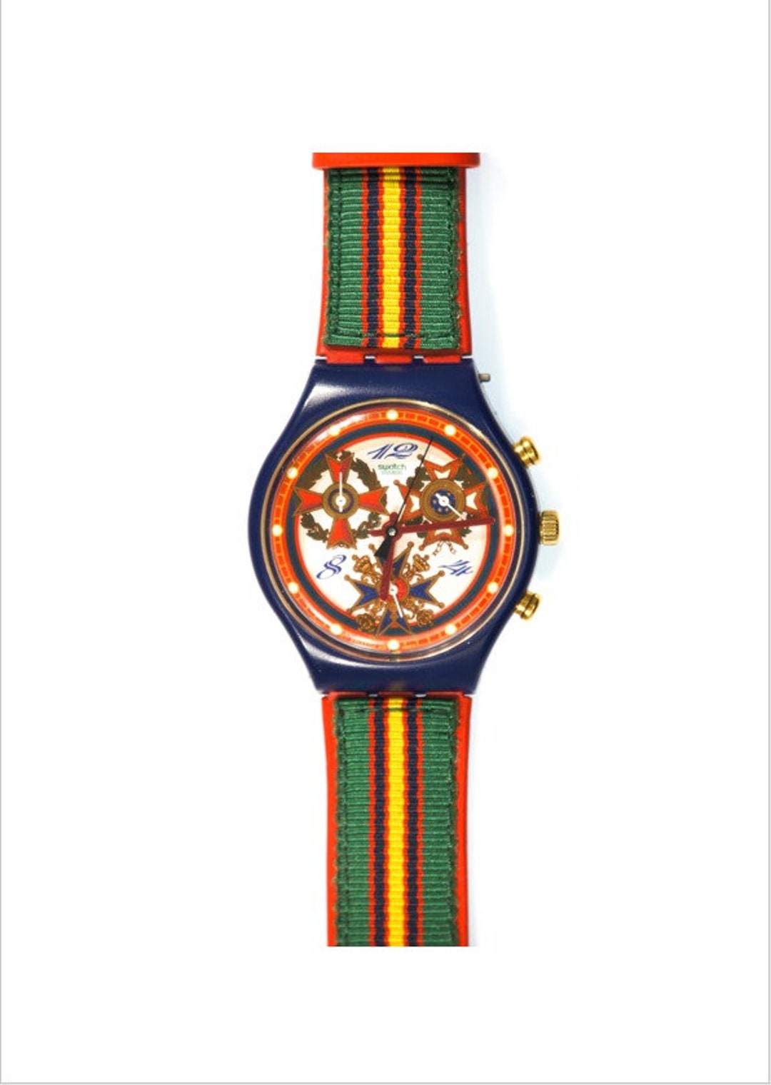 1995 Vintage Swatch Chrono "top Brass", SCN116, Never Worn, in Swatch ...