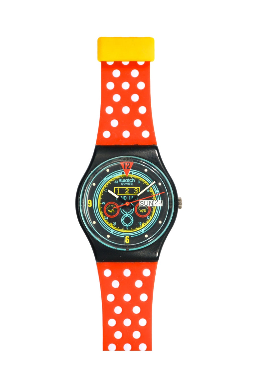 1987 Vintage Swatch Gent "navigator", GB707, Unworn, in Swatch Box ...