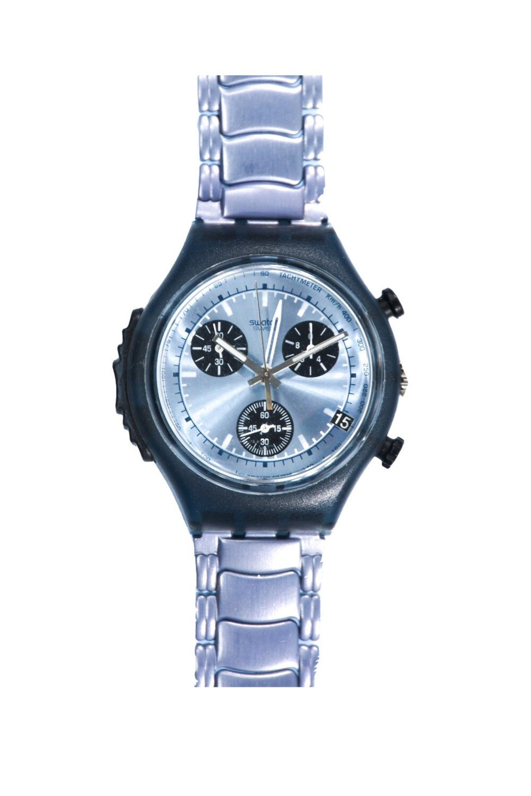 1998 Swatch Alarm Chrono teamwork SOI402 in - Etsy