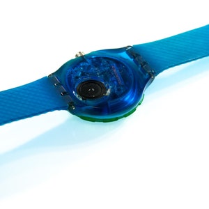 1991 Vintage Swatch "blue Moon", SDN100, Unworn, in Swatch Box, With ...