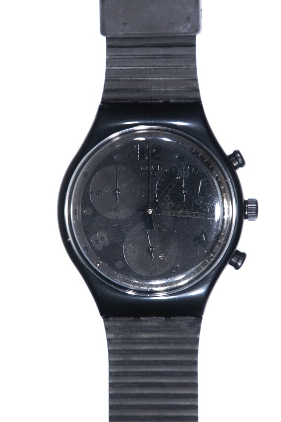 NEW:1993 Swatch Chrono "MOONSHADOW", scb110, unworn, … - Gem