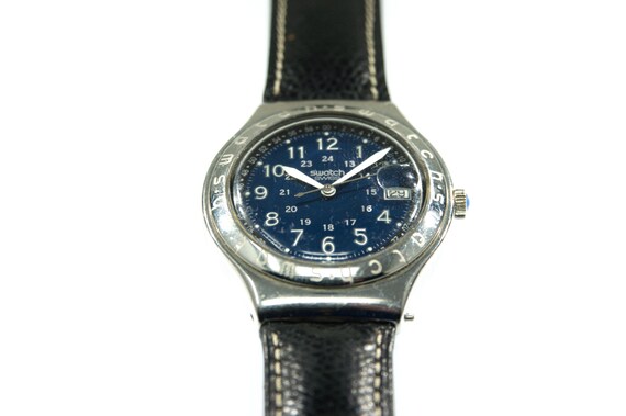 1993 Vintage Swatch Irony Big (YGS400) "HAPPY JOE BLU… - Gem