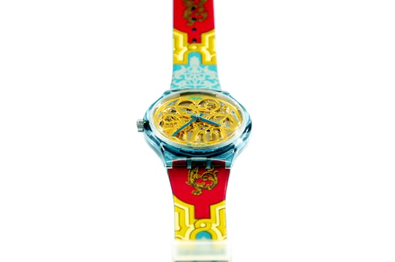 1990 Vintage Swatch Automatic Conversion "STUCCHI", u… - Gem