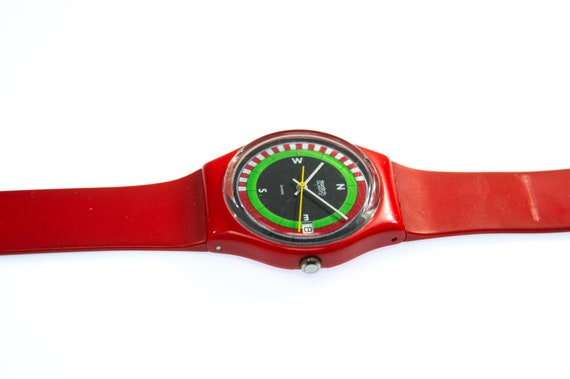1984 Vintage Swatch Gent (GR400) "COMPASS", unworn, i… - Gem