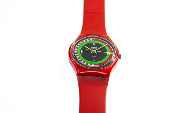 1984 Vintage Swatch Gent (GR400) "COMPASS", unworn, i… - Gem