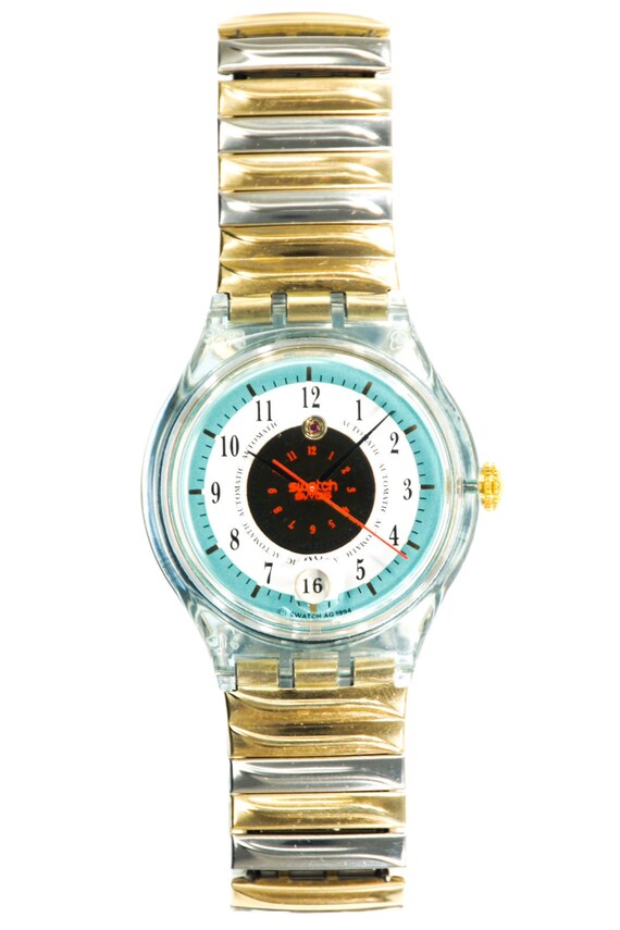 1995 Vintage Swatch Automatic (SAG401A) "MIDSOMMAR SO… - Gem