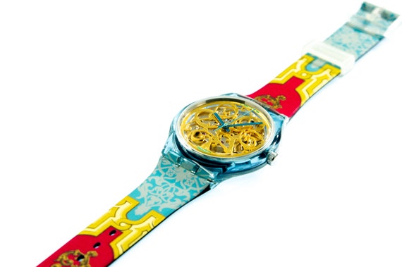 1990 Vintage Swatch Automatic Conversion "STUCCHI", u… - Gem
