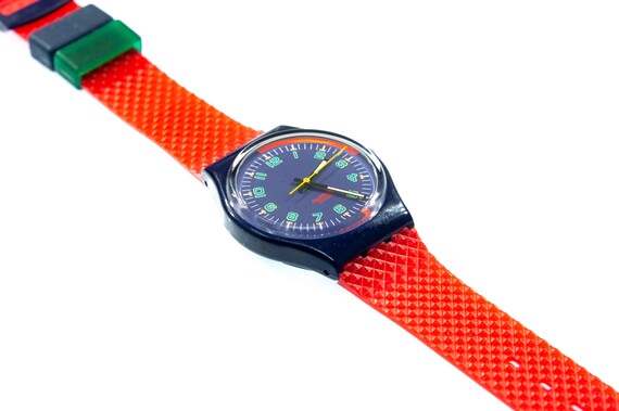 1990 Vintage Swatch "GOOD SHAPE", GN113, variant WITH… - Gem