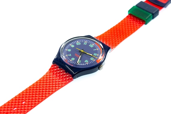 1990 Vintage Swatch "GOOD SHAPE", GN113, variant WITH… - Gem