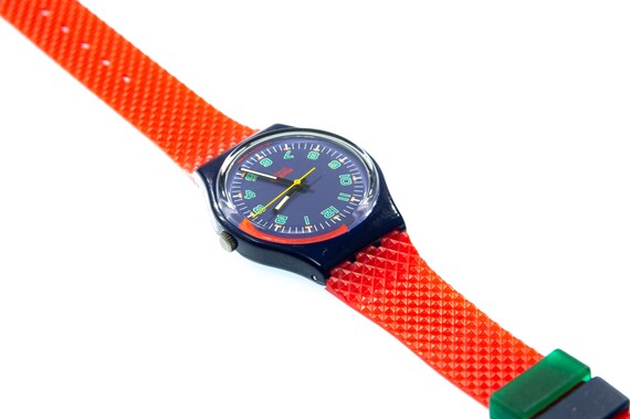 1990 Vintage Swatch "GOOD SHAPE", GN113, variant WITH… - Gem