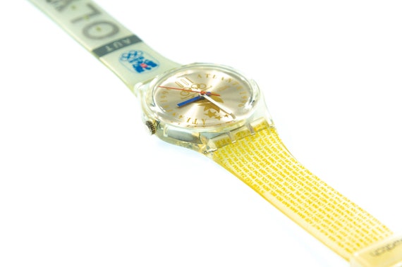 1996 vintage Swatch "AUSTRIAN OLYMPIC TEAM", GZ150K, … - Gem
