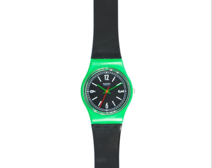 NEW: Rare 1987 Vintage Swatch Gent Original Nine to Six GB117 Unworn ...