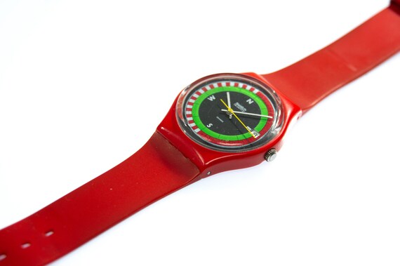 1984 Vintage Swatch Gent (GR400) "COMPASS", unworn, i… - Gem