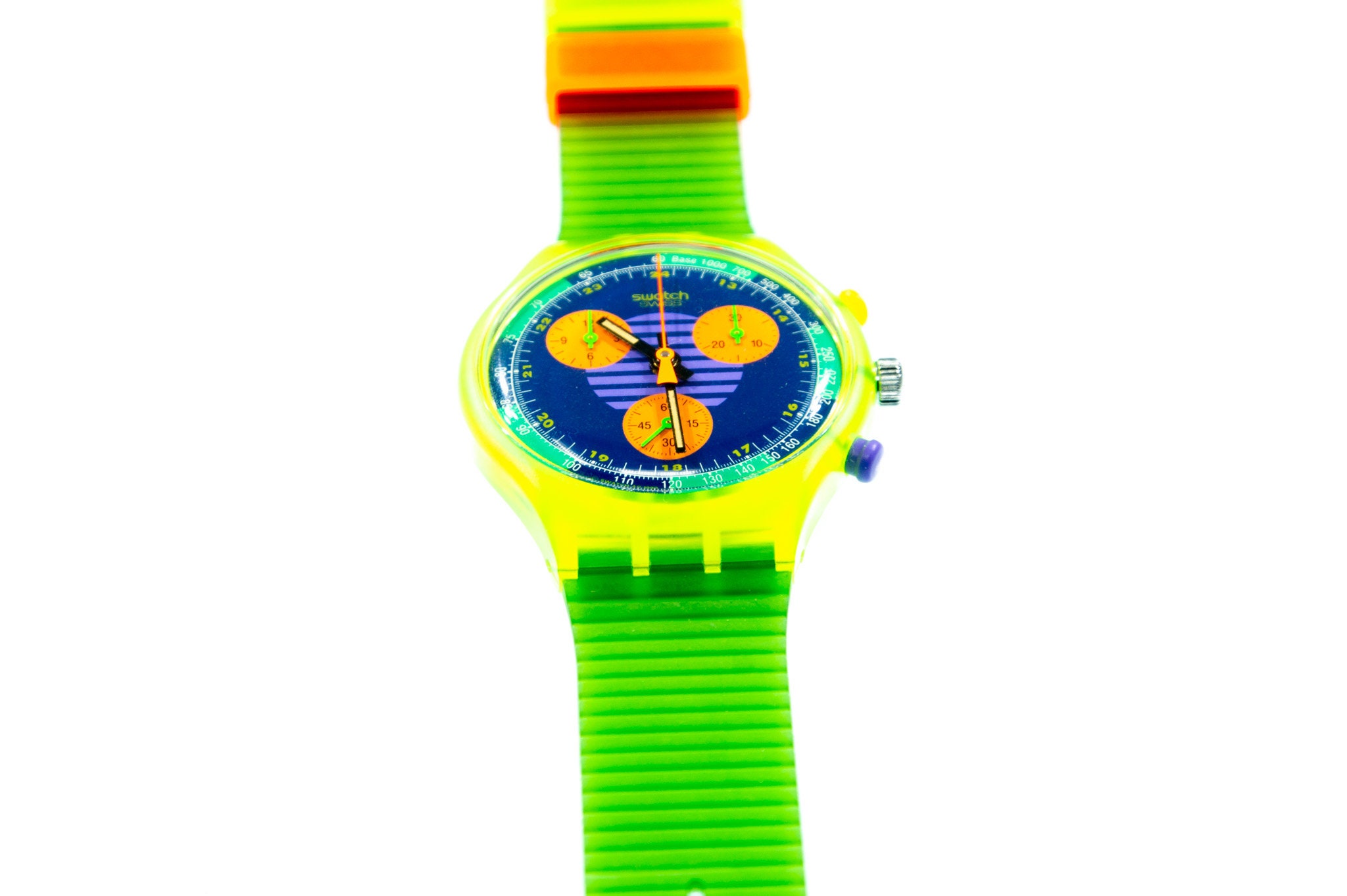 NEW: 1991 Vintage Swatch Chrono neo Wave SCJ100 - Etsy