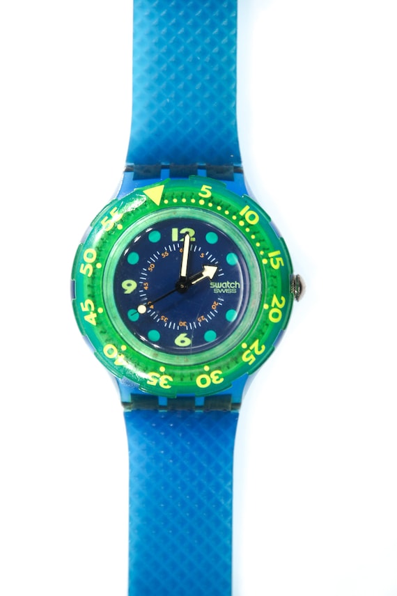 1991 Vintage Swatch "BLUE MOON", SDN100, unworn, in S… - Gem