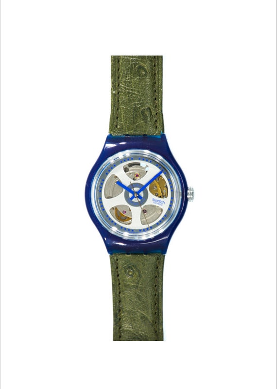 1993 Vintage Swatch Automatic "BAERU", SAN102, unworn… - Gem