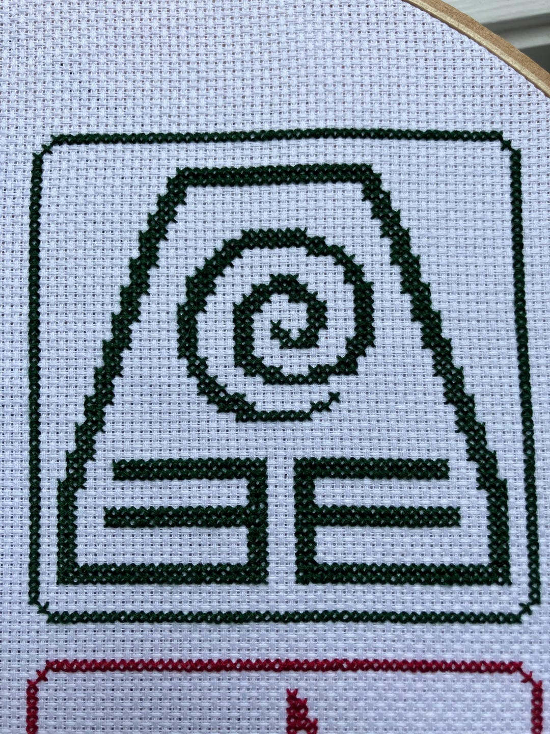 Earthbending Symbol Cross-stitch Pattern - Etsy