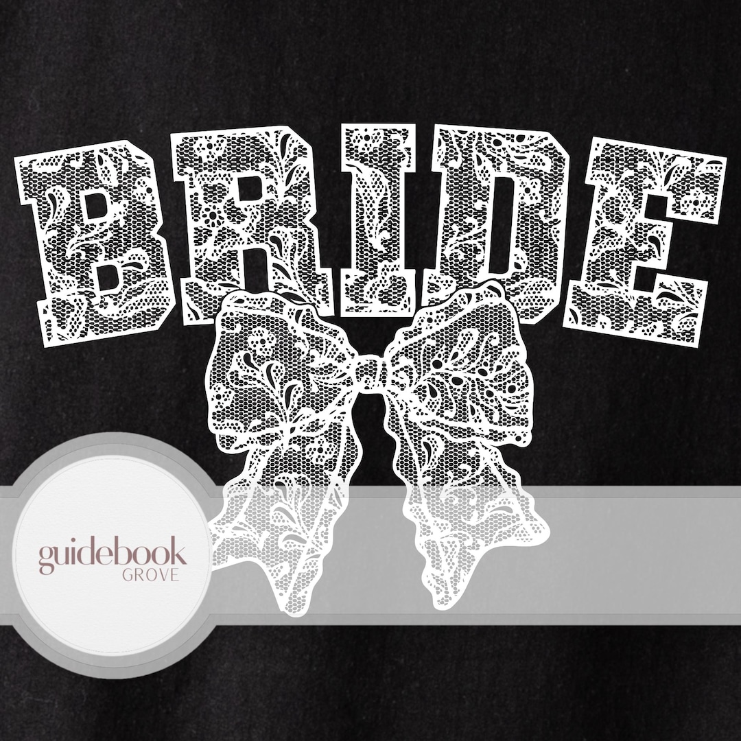 Bride Lace Bow PNG, Coquette Engagement, Varsity Bride Bow, Girly ...