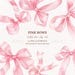 12 Watercolor Pink Pastel Coquette Bows Clipart, Minimal Girly Preppy ...