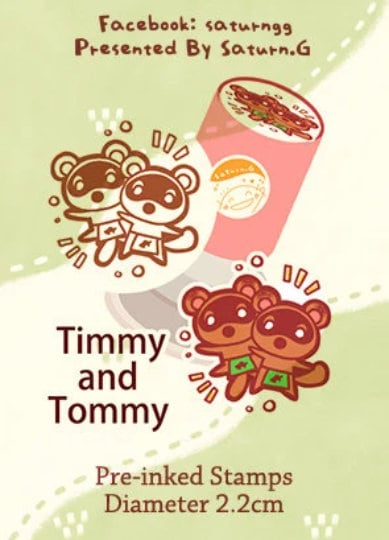 Animal Crossing Pre Inked Stamps ,stamp,chop,teacher Stamp Tom Nook ...