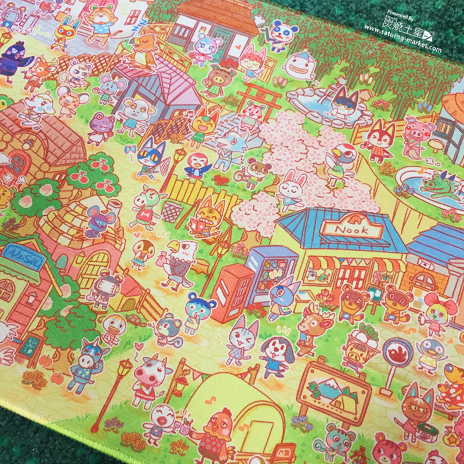 Animal Crossing Big Gaming Mousepad - Desk Mat Mousepad Playmat - Etsy