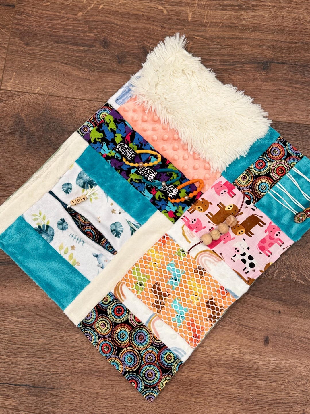 Sensory Lap Mat Handmade Tactile Mat for Dementia Fidget Mat, Alzheimer ...
