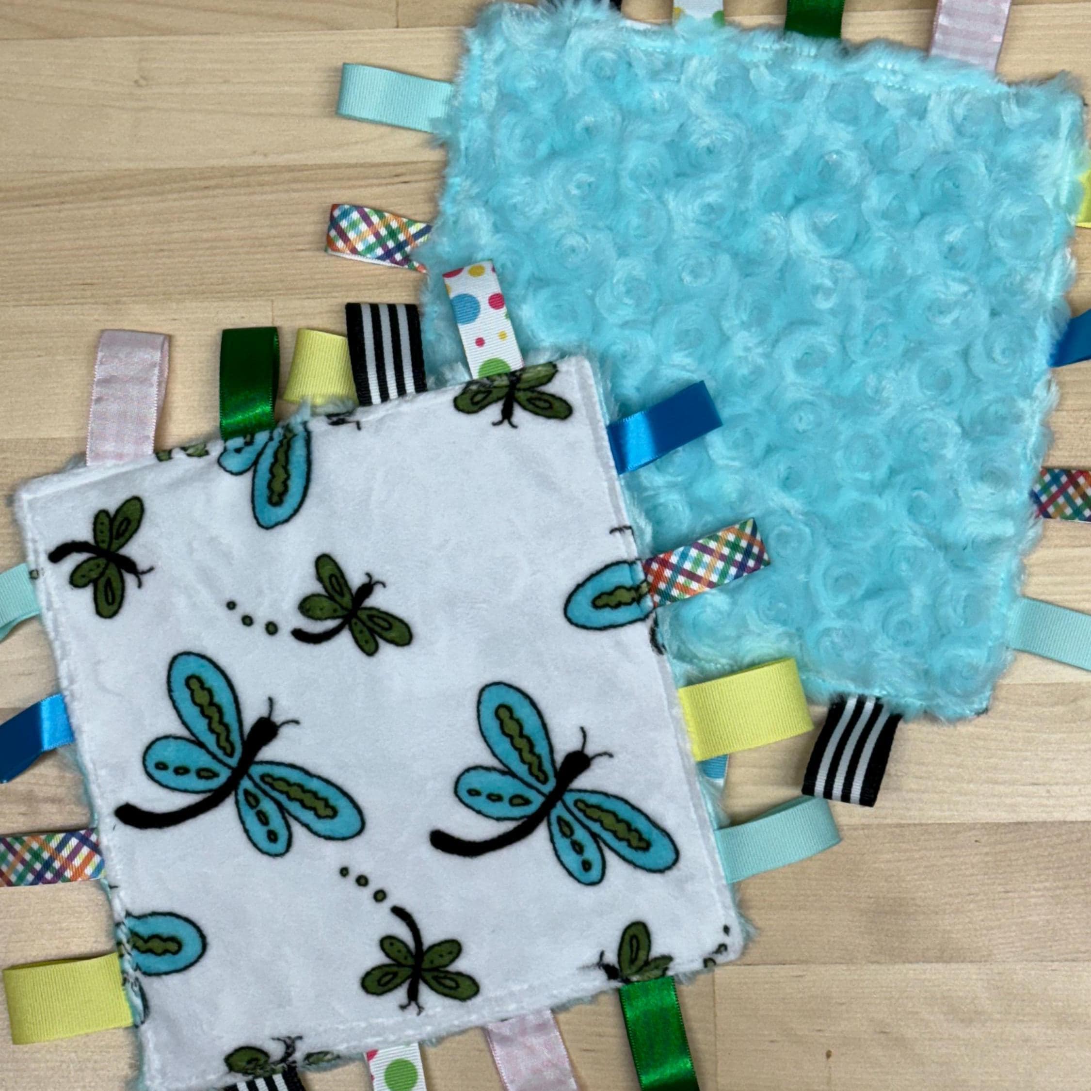 Baby Tag Toy Baby Crinkle Sensory Toy Handmade Baby Soft Sensory Tag ...