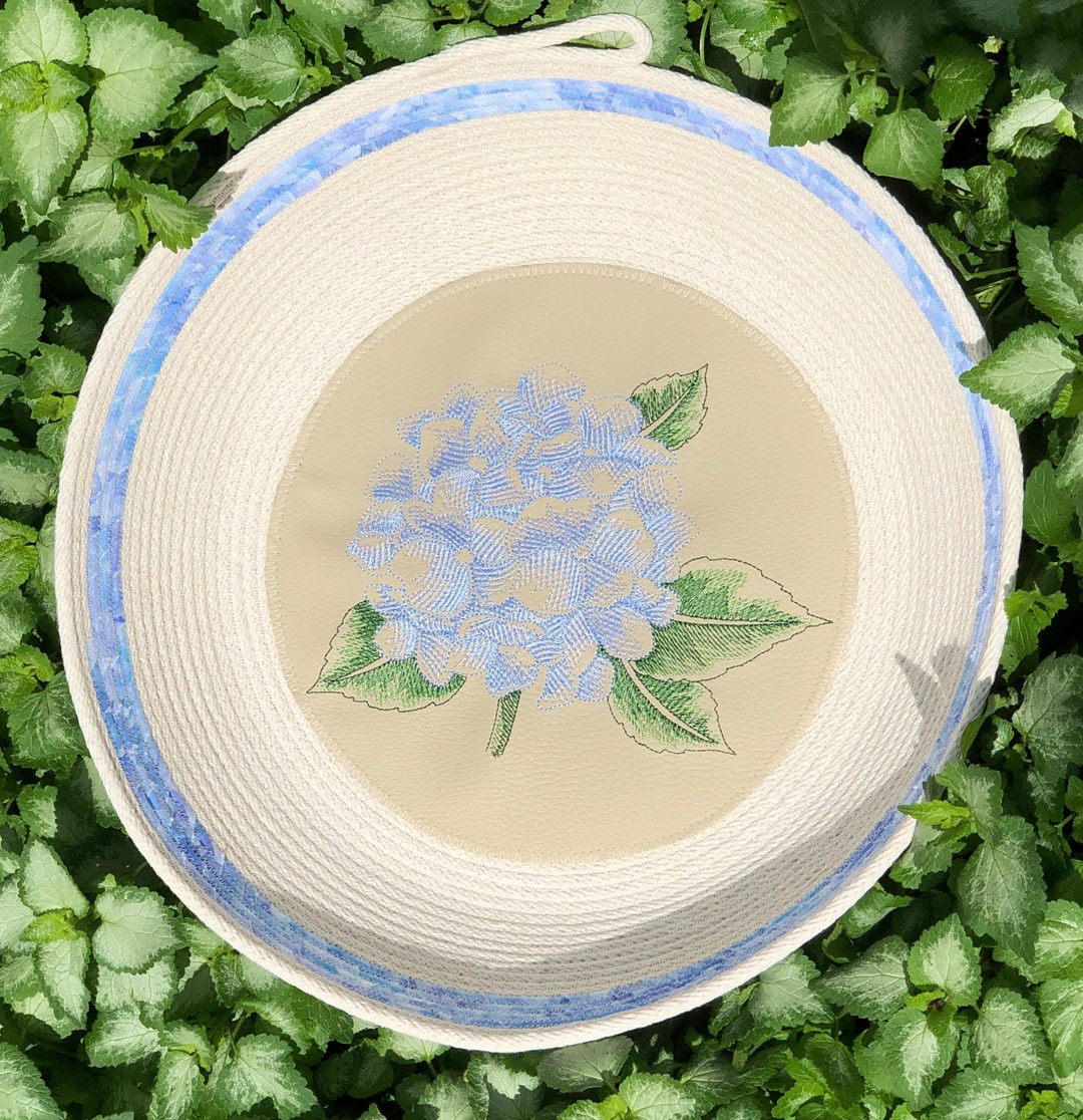 Rope Bowl Embroidered Cotton Rope Bowl Decorative Bowl - Etsy
