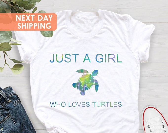 Just a Girl Who Loves Turtles Png Sublimation Design Download, Hand ...