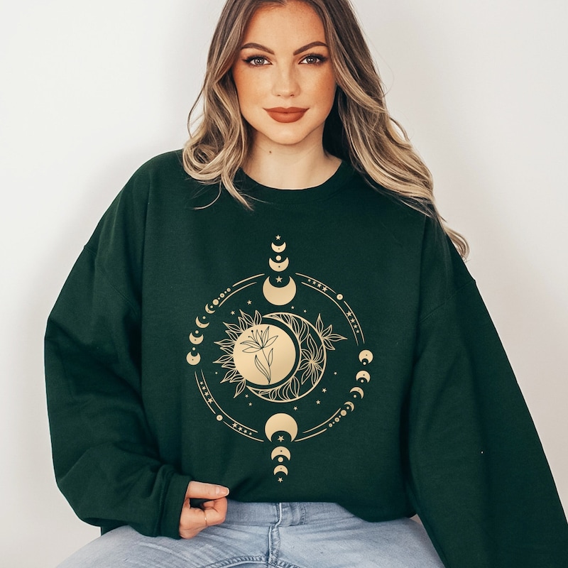 Moon Sweatshirt - Etsy