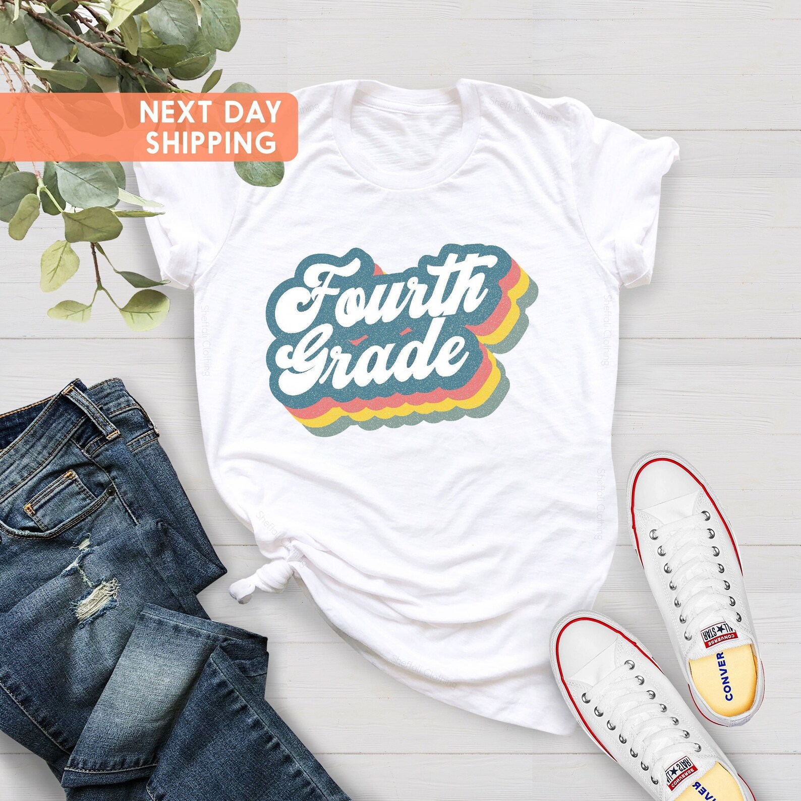 Fourth Grade Teacher Shirt, 4th Grade Teacher Gift,cute Teacher Shirt ...