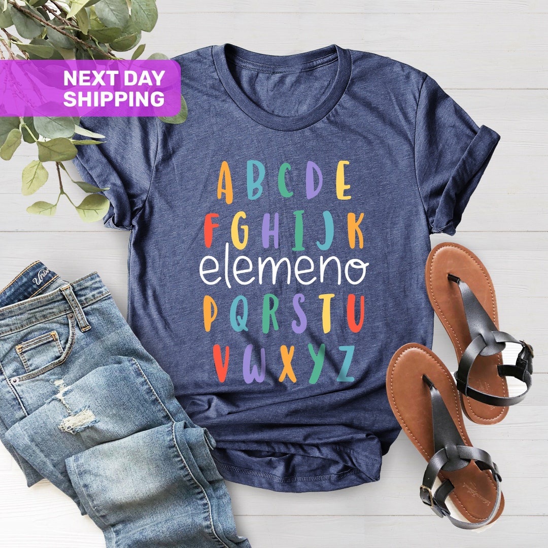 ABC Shirt, ABC Elemeno Shirt, Teacher Shirt, Preschool Teacher Shirt ...
