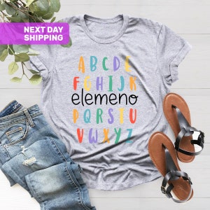 ABC Shirt, ABC Elemeno Shirt, Teacher Shirt, Preschool Teacher Shirt ...