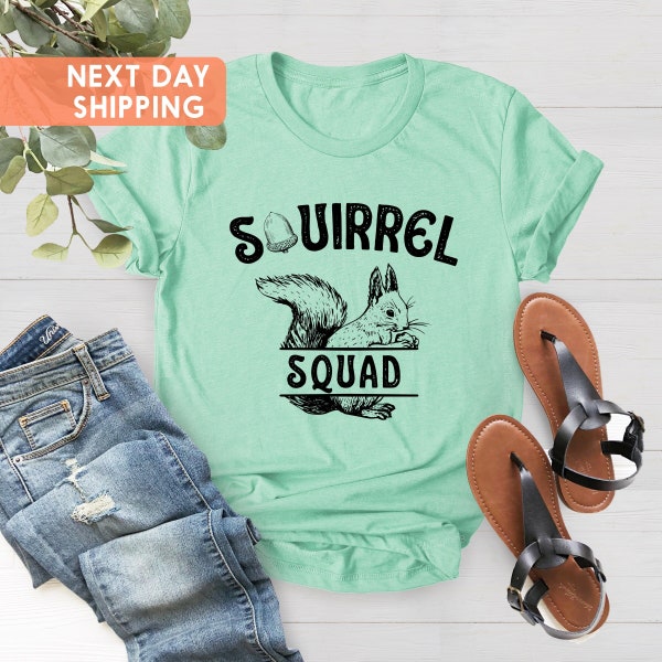 Squirrel T Shirt - Etsy