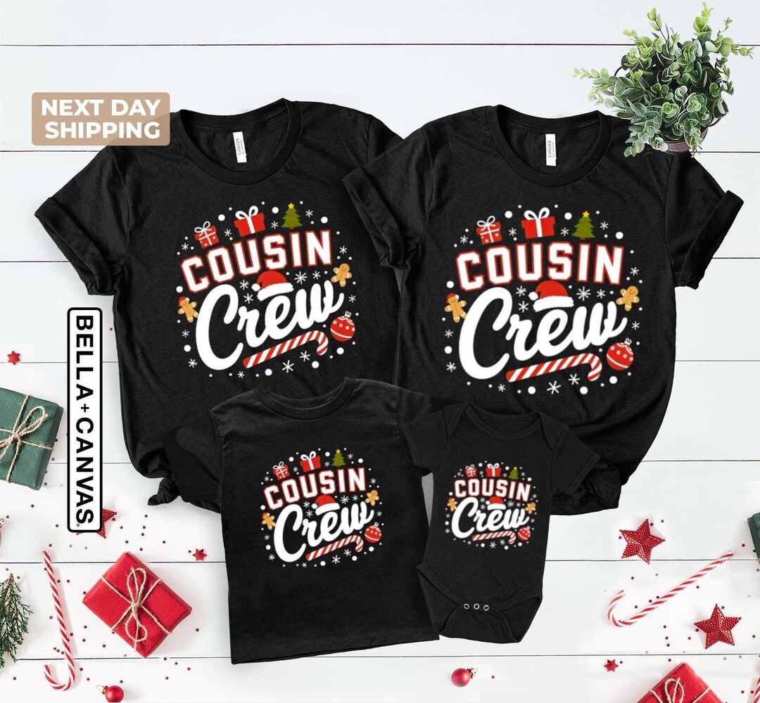 Cousin Crew Christmas Shirts, Matching Christmas Shirt, Cousin Crew ...