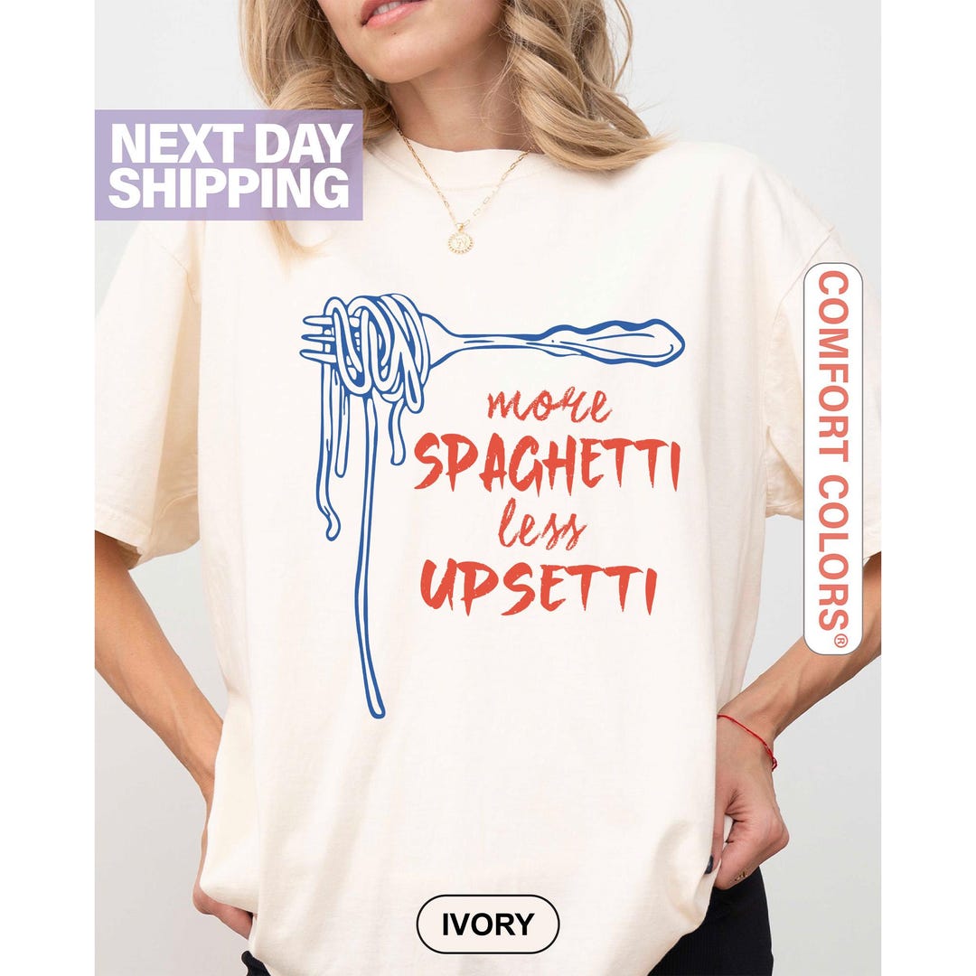Spaghetti Shirt, Funny Food Shirt, Food Humor Tee, Funny Saying Tee ...