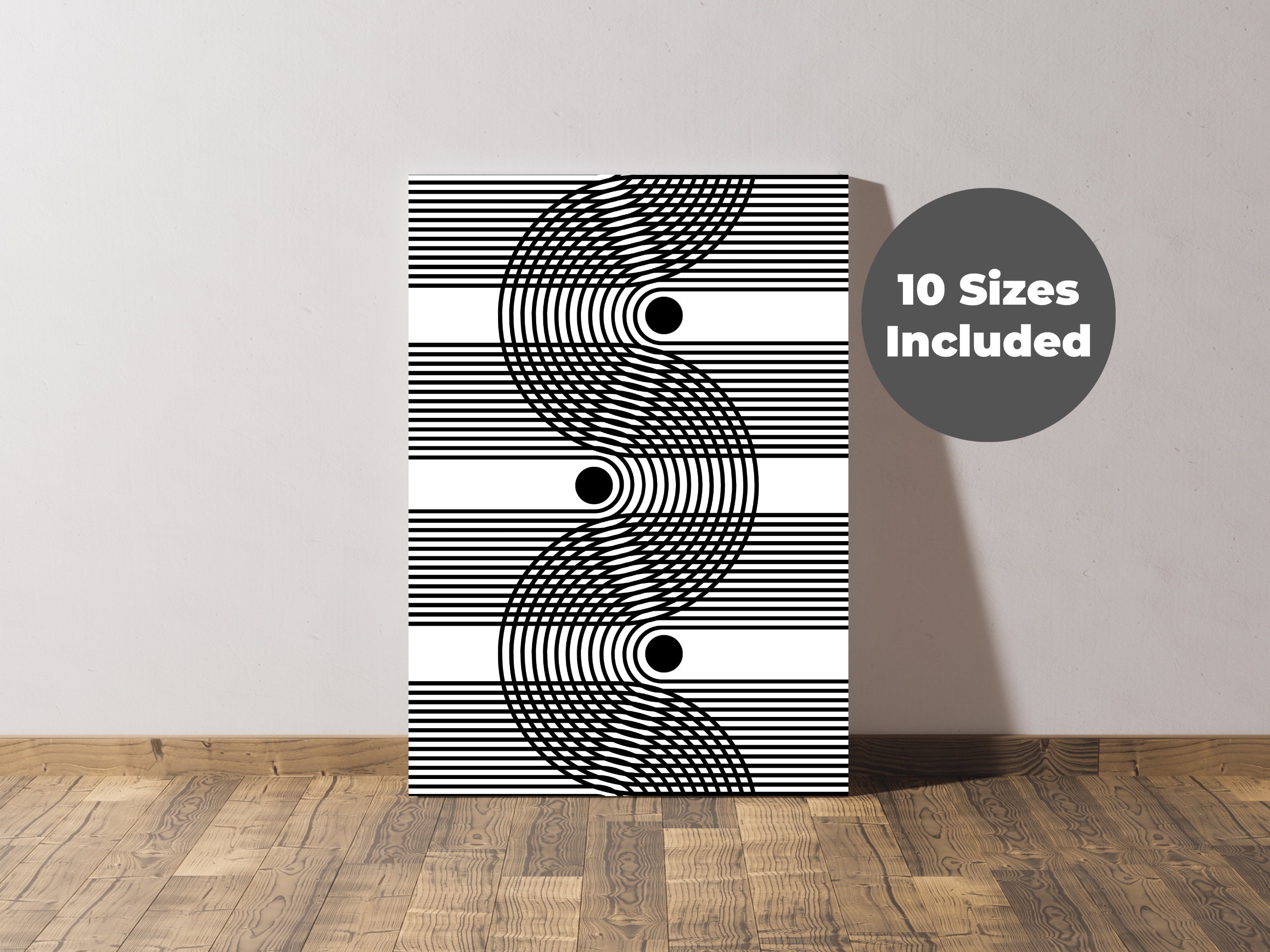 Modern Black and White Wall Decor Modern Black and White Art Wall Art ...