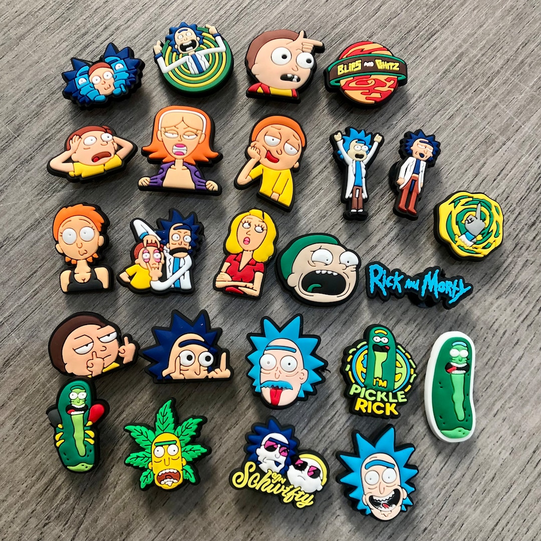 Cartoon Rick and Morty Inspired Croc Charm Pack Cute Shoe - Etsy Australia