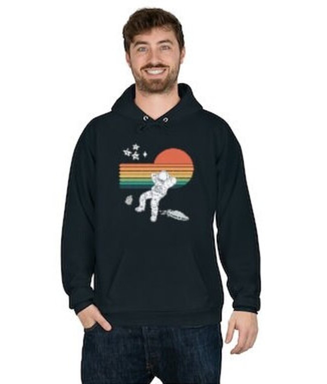 Spaceman / Spaceship Hoodie - Etsy