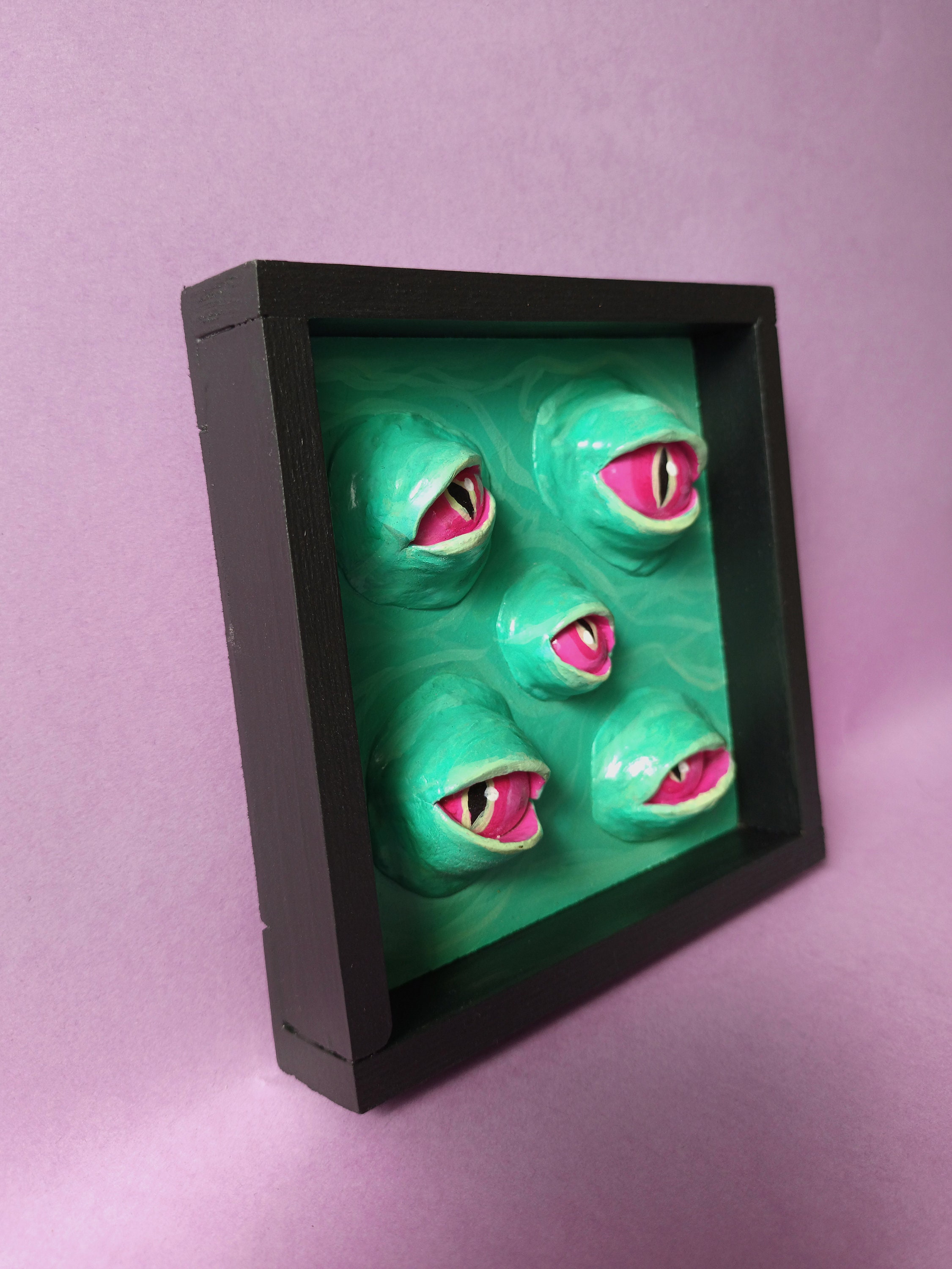 Clay Sculpture Painting Trippy Wall Art - Etsy