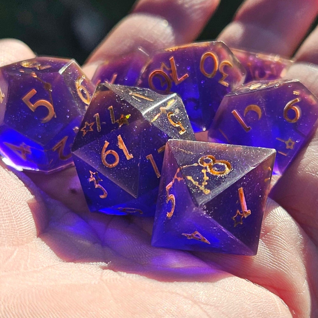 Dnd Handcrafted 7 Piece Set | Abyssal Constellations - Etsy