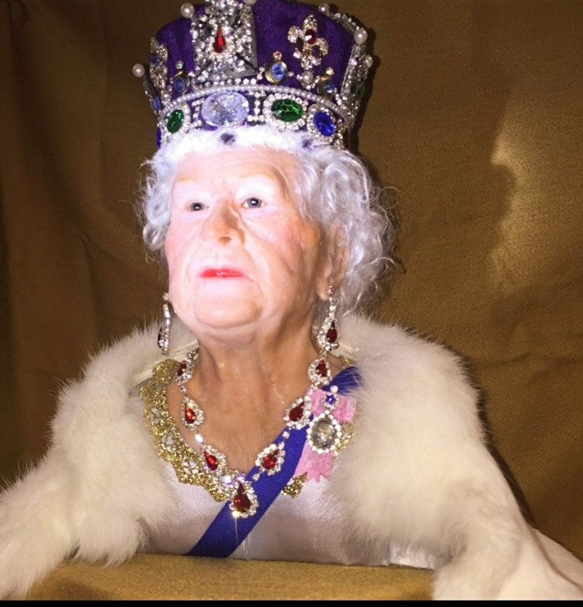 Queen Elizabeth HRH Handmade Model Rare Figurine Art - Etsy